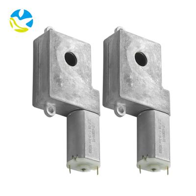 China Customized High Torque High Power FT-65SGM390 6v 8v 12v 24V   DC Worm Gear Motor for Smart Door Lock for sale