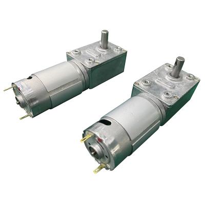 China Futeng Factory Wholesale 58*40.1mm Gearbox 24v High Torque Electric Worm Geared Motor 12 v Dc Motor for sale