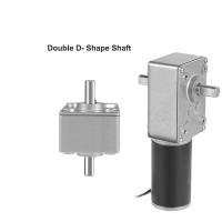 China Double Shaft DC Worm Gear Motor 12V 24V For Intelligent Equipments for sale