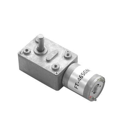 China FT-46SGM370  6v 12v 24v 2-200rpm Dc Worm Gear Motor for Electric Glue Gun for sale