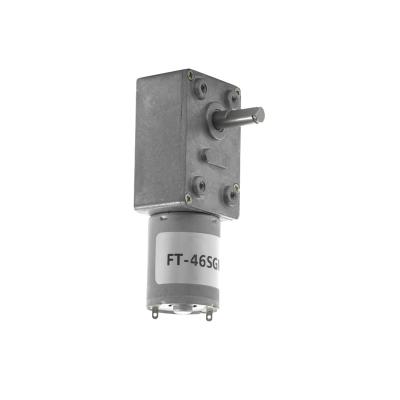 China Customized  DC Gearbox Motor FT-46SGM370 12v24v  Worm Gear Motor for Electric Glue Guns for sale