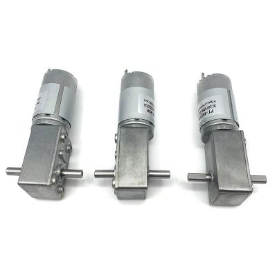 China China Manufacturers Supplied FT-46SGM395-69K 24v Gear Motor High Torque Low Noise Dc Worm Gear Motor for sale