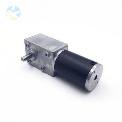 China FT-82SGM50ZY DC 12V24V  Slow Speed Big Torque Worm Gear Motor for Intelligent Equipments for sale