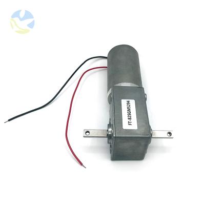 China FT-82SGM5294 Self-locking Double Output Shaft  DC 12v 24V  Worm Gear Brushless Motor for Smart Equipment for sale