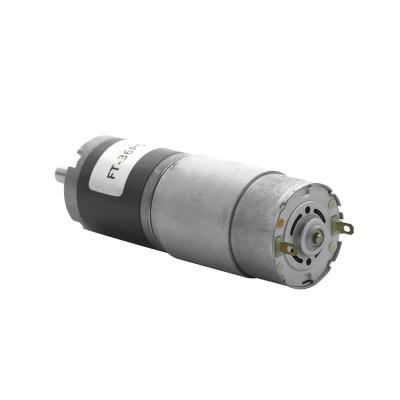China 36mm 1-600rpm Mini Micro Metal Gear Motor 12V 24V For Robot Wheel DIY Toys Motor for sale