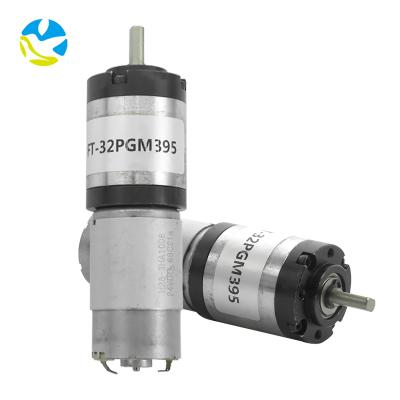 China Futeng Factory 32mm Planetary Gearbox Reducer 6v 12v 24v Tsukasa Micro Dc  Gear Motor for Baby Crib and Cradle for sale