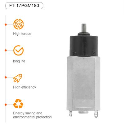 China China factory custom high torque 17mm planetary gearbox motor 1-200rpm 24v 12v dc gear motor low rpm for robots for sale