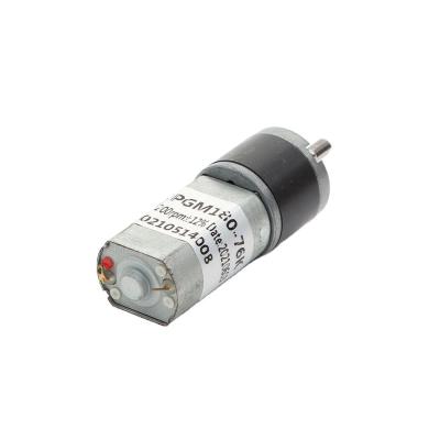 China Customized Low-noise FT-22PGM180  22mm Dc Planetary Gear Motor  for Blinds with Encoder 7PPR for sale