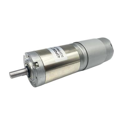 China Futeng Factory Customized 2-2800rpm 3-24v High Torque Treadmill Explosion Proof 42mm  Planetary Gearbox 775 Dc Motor for sale