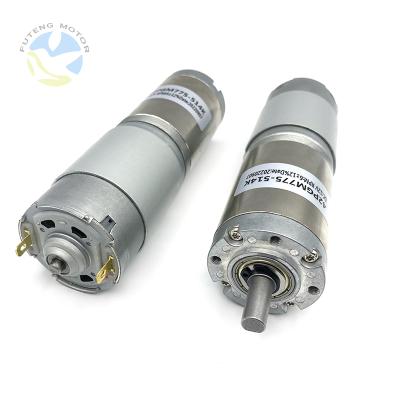 China Futeng Factory Custom 12v 24v Micro Gear Motor 24 Volt 42mm 775 Planet Gear Dc Moter for sale