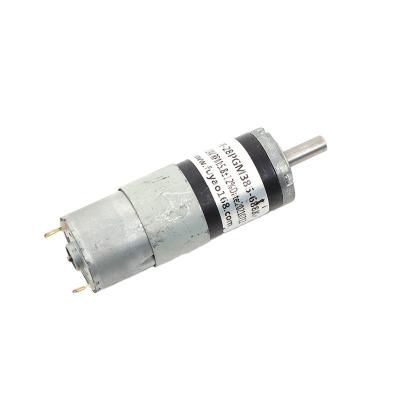 China FT-28PGM385 DC3-24V High Torque Slow Speed Motor 2rpm-1500rpm for sale