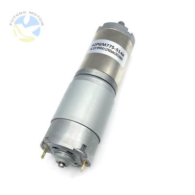 China 12V 24V DC Planetary Gearbox Manufacturers 1rpm-600rpm Micro Planetary Gear Motor for sale