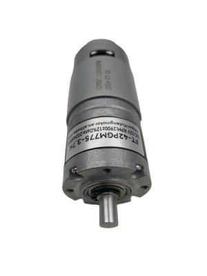 China Customization FT-42PGM775  High Speed 42mm Diameter  Planetary Gearbox with  Carbon Brushed 775 Motor for sale