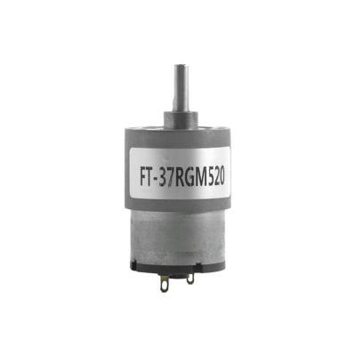 China Specialized Production FT-37RGM520 DC Spur Gear Motor for  Robot Smart Electric Products for sale