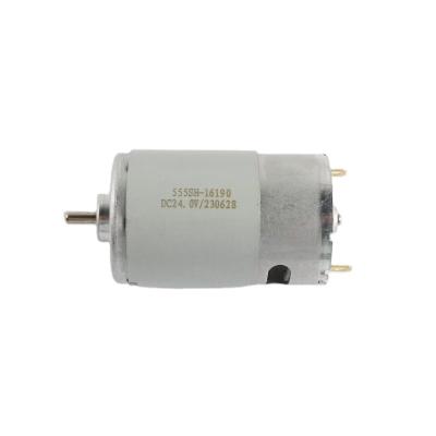 China High Speed High Torque High Power DC Electric Motors 3000-22000RPM DC 3-24V 555 Motor for sale
