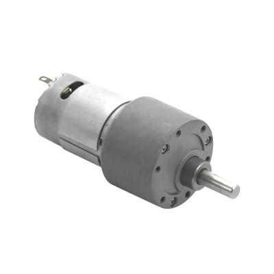 China Custom Micro Metal DC Motors FT-37RGM38512V 24V 2-300 RPM DC Spur Gear Motor for Small Fans Household Appliances for sale