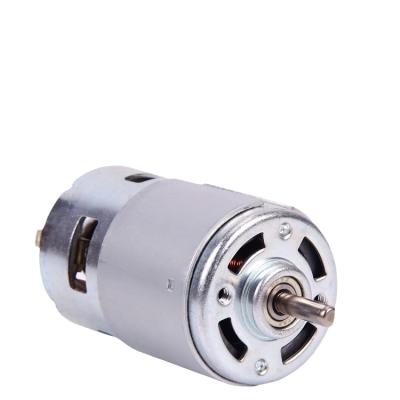 China High Speed High Torque DC Motor 3000RPM-22000RPM DC 3-24V 775 Motor For Power Tools for sale