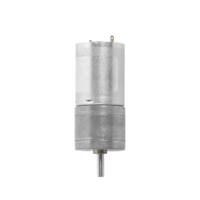 China Futeng Factory Wholesale Diameter 25mm Spur Gearbox Reducer with Brushed Dc Motor 12v 24v High Speed Electric Dc Gear Motor for sale