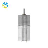 China 3-24V 2-1500rpm DC Spur Gear Motor 25mm Diameter Gear Box With 370 Brushed Motor for sale