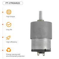 China FT-37RGM520 High Torque Reduction Motor  DC Spur Gear Motors for Household Appliances for sale