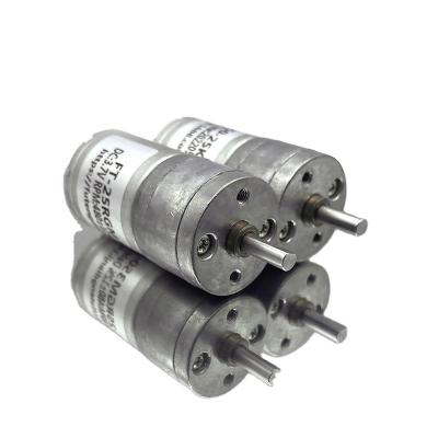 China Factory Custom FT-25RGM350 Diameter 25mm Circular Spur Gear Motor 12V 24V Gear Box Motor for Milk Shaker Massager for sale