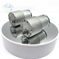 China Customization 37mm Diameter Gearbox  High Torque Slow Rpm 12v 24v Dc Spur Geared Motor for Printing Machine for sale