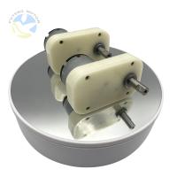China Custom Electric DC Gear Motor 12V 24V High Torque Low Rpm Motor With Worm Gearbox for sale