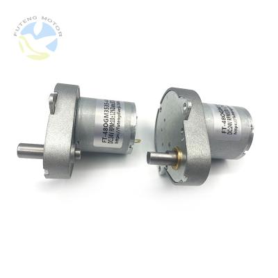 China China Wholesale FT-48OGM3535 Metal High Torque 2-500rpm Dc Gear Motor  for Water Valve for sale