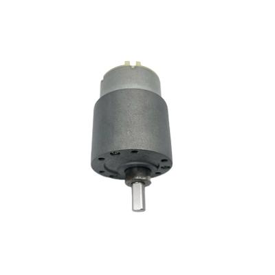China China Wholesale Micro DC Motor FT-37RGM500 5V 6V 12V 4-700rpm Spur Gear Motor for Intelligent  Pet Equipment Machine for sale