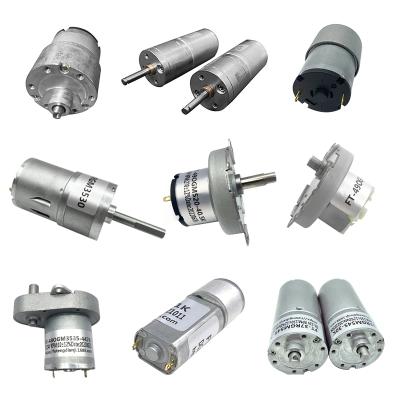 China 12V 24V 36V High Torque Electric Brush DC Motor 1rpm-600rpm Electric DC Gear Motor for sale