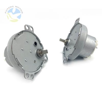 China Factory Wholesale Custom High Torque Gear Motor FT-49OGM500 12v Valve Motor Metal Micro DC Motor for sale