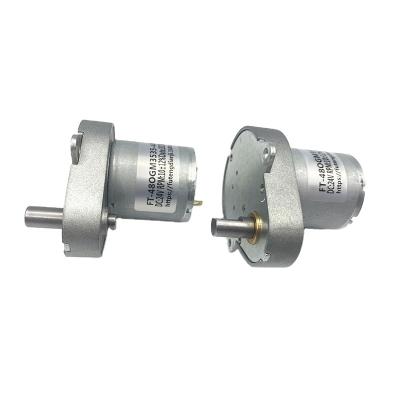 China Futeng Factory Customized 3v 5v 6v 12v Mini Pear Shape Gear Motor 48mm Plastic Flat Gear Bldc Motors for Drill for sale