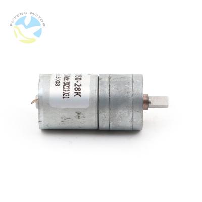 China Wholesale 3-24V Mini DC Gear Motor 25mm Diameter Spur Gearbox Motor Useful for Small Electric Cat Toilet Motor for sale