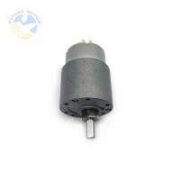 China 37mm High Torque 12V 24V Small DC Motor Round Spur Gear Motor for Home Appliance Sensor Popular for sale