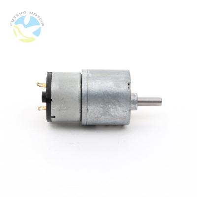 China Customized DC Spur Gear Motor 7RGM520 3V- 24V High Torque Spur Gear Motor for sale