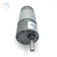 China Customized FT-37RGM555 DC 12v 24v  Carbon Brush Spur Geared Electric Motor for Fireworks Machine for sale