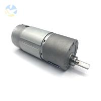 China Customization FT-37RGM555 DC 12v 24v  Carbon Brush Spur Gear Motor for Popcorn Machine for sale