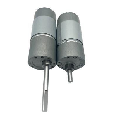 China High Torque 12V 24V 37mm Permanent Magnet Brush DC Gear Motor for sale