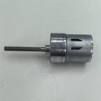 China FT-37RGM3530 37mm Diameter 12v 24v  High Torque  Long Thread Shaft Spur Gear Motor for Robot for sale