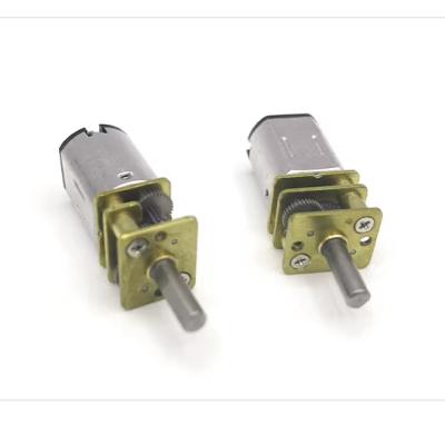 China 12FGMN20 DC6V 60RPM Reduction Gearbox Motor Electric Mini Metal Gear Motor for Robot Toy for sale