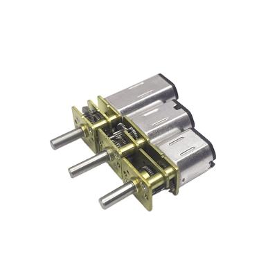 China Electronic Micro Brush 3v3.7v5v6v12v 12mm Dc Spur Motor N10 N20 N30 With Gearbox for Automatic Unlock Bracket for sale
