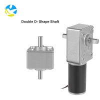 China FT-58SGM31ZY Double Shaft Worm Gear Motor High Torque Low RPM DC Gear Motor for sale