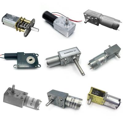 China Futeng Factory Customized  Dc 3- 24v High Torque Slow Speed Worm Gear Motor for  Small Kitchen Appliances for sale