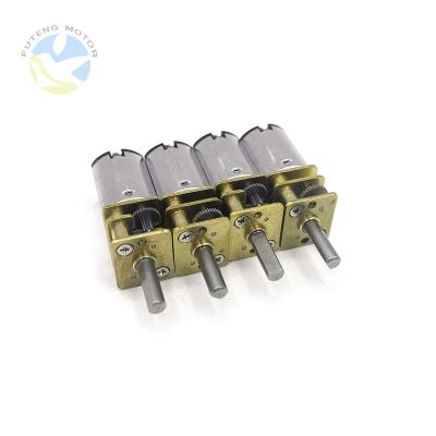 China FT-12FGMN20 Mini Slow Speed Rpm Spur Gear Motor 5V 6V12V 24V Big Torque for sale