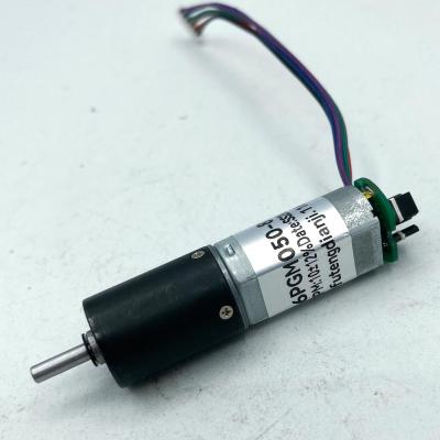 China FT-16PGM050 12 24 Volt Low Speed High Torque High Precision High Efficiency Sun Planet Gear Structure Reduction Motor Install Hall Encoder for sale