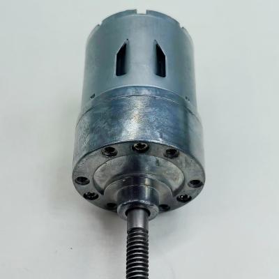 China FT-37RGM3530 Electric Motor Excellent Quality Big Torque High Efficiency Silent 5v6v12v 24v Mini Slow Speed Rpm Spur Gear motor With Threaded Shaft for sale