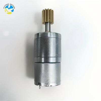 China FT-25RGM310 Electric DC Motor Slow Speed Rpm Spur Gear Motor With Copper Gears for sale