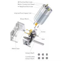 China FT-58SGM545  Worm Gear Motors 12V 60RPM 1:106 Ratio High Torque Motors for sale