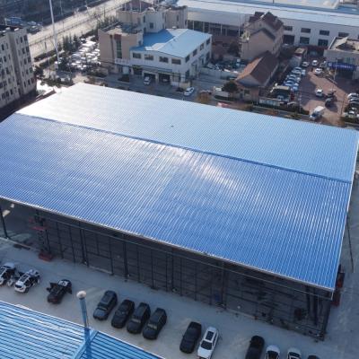China Clean Span Steel Structure Warehouse with Floor Coating for sale