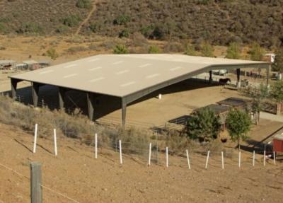 China Prefab Steel Frame Shed for Farm Machinery Q235B Q355B for sale